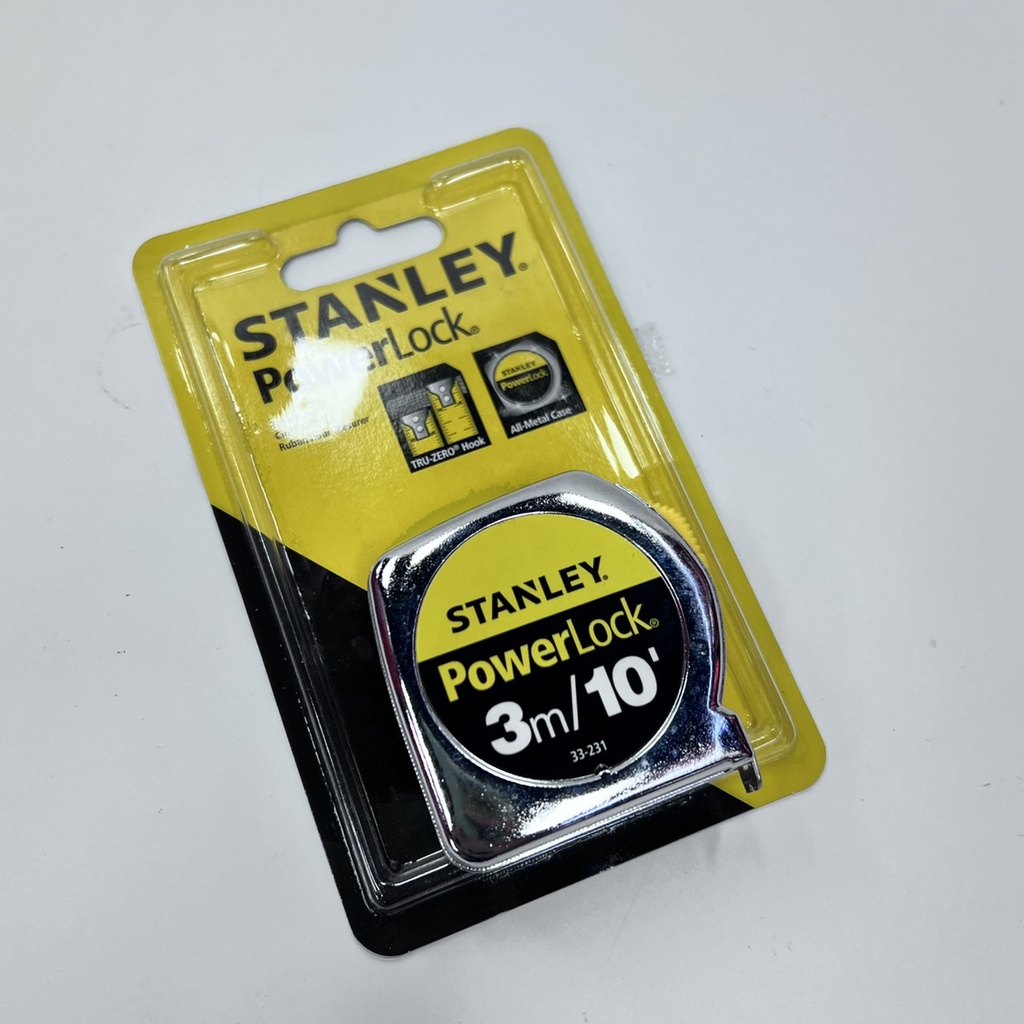 STANLEY ตลับเมตร Power Lock (ของแท้) มีให้เลือก 3 ขนาด 3m, 5m, 8m ...