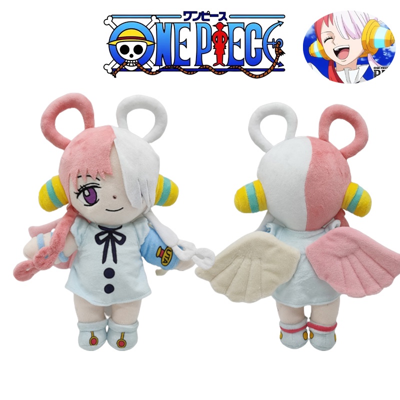 28cm One Piece Film Red Uta Shanks Plush Toy Anime Peripheral Red ...