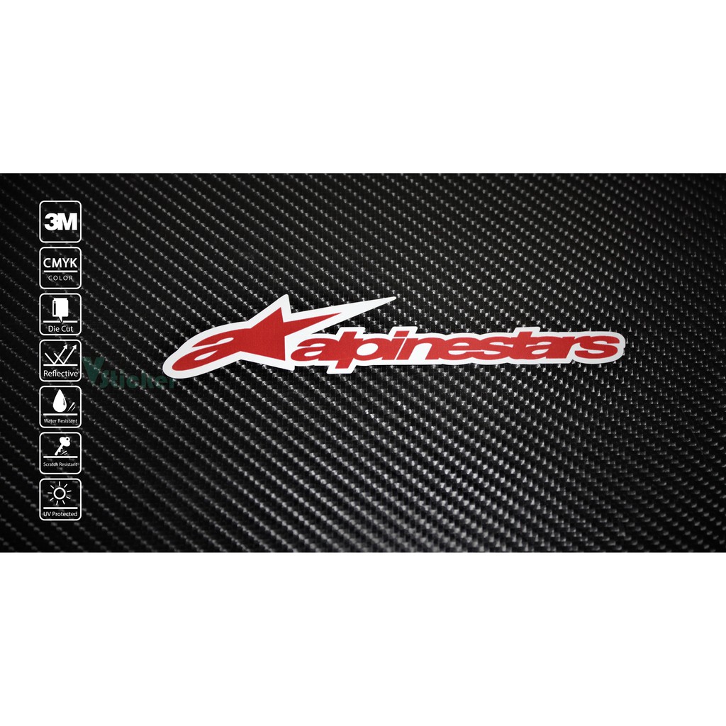 สติ๊กเกอร์ติดรถ Sticker Alpinestar 113 | Shopee Thailand