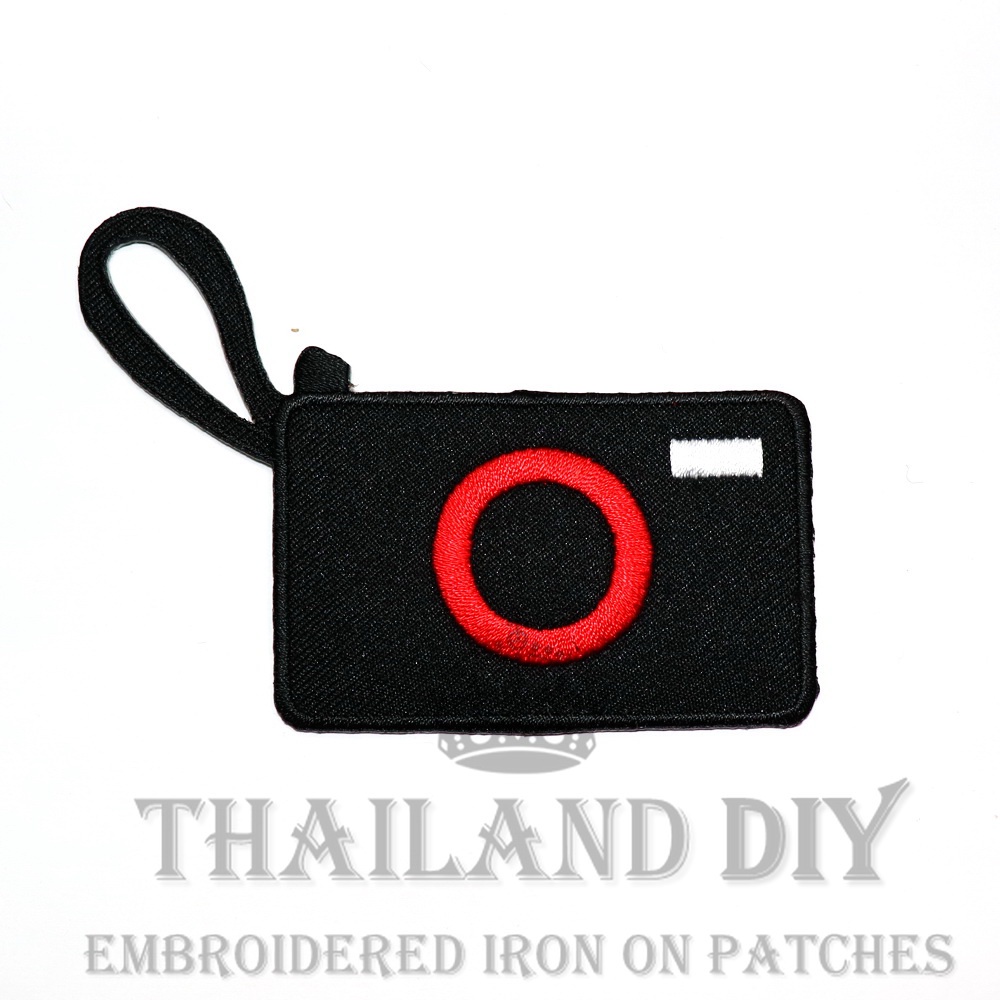 📷 ตัวรีดติดเสื้อ งานปัก การ์ตูน กล้องถ่ายรูป กล้องฟิลม์ สัญลักษณ์ กล้อง Camera Patch DIY WOP ตัว ...