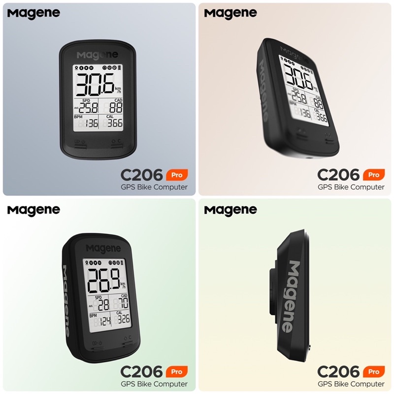 ไมล์GPS Magene C206 และ C206 Pro ฟังก์ชันพื้นฐานครบ เชื่อมต่อ Ant+, Bluetooth รับประกัน 1 ปี ...