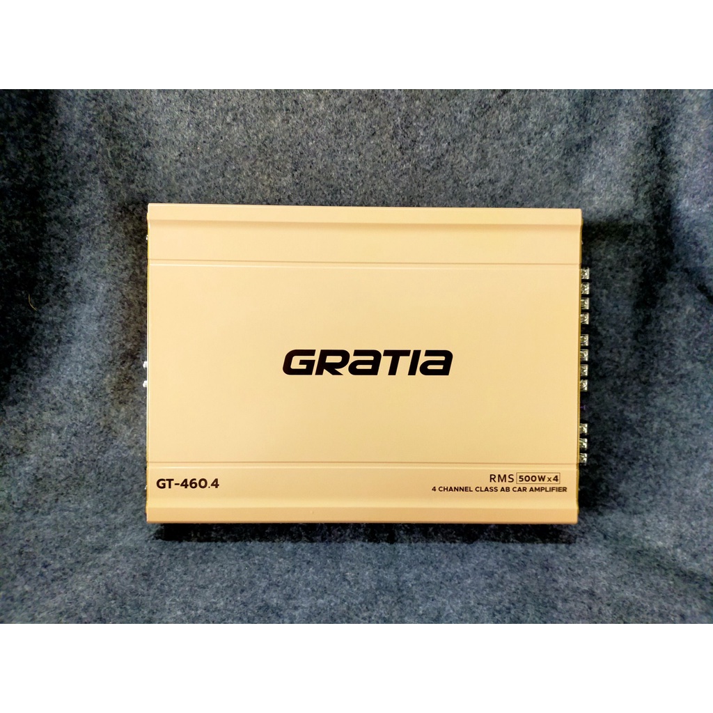 Power Class AB 4 CH. GRATIA รุ่น GT-460.4 สำหรับขับกลางแหลม เสียงดี | Shopee Thailand