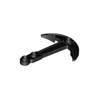 [957] ชิ้นส่วนเลโก้ Lego Part Boat, Anchor - Two Top Holes (95354 ...