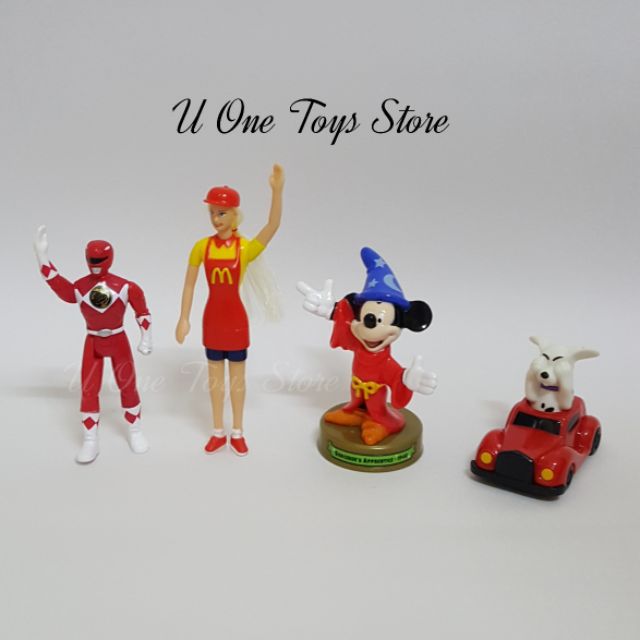 Mcdonalds happy meal ครบรอบ 40 ปี Mickey Power Ranger 101 Diamantion ...