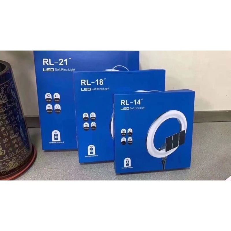 ไฟไลฟ์สด รุ่น LED RING ขนาด 14/18/21 นิ้ว มีช่องUSBสามารถชาร์จแบตโทรศัพท์ได้ ไฟแต่งหน้า ไฟLive ...