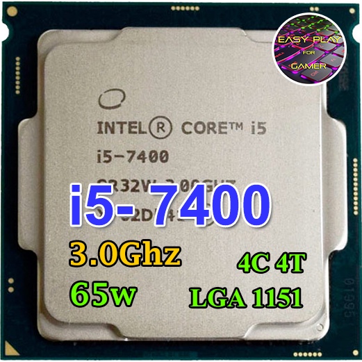 ⚡️CPU Intel Core i5-7400 4คอ4เทรด LGA 1151 ฟรีซิลิโคน1ซอง i5 7400 ...