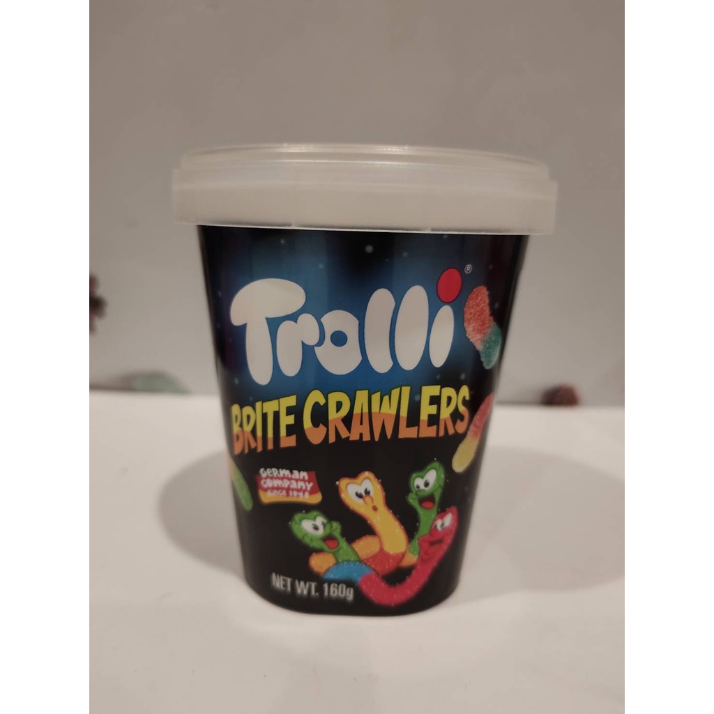 เยลลี่ทรอลี่ เยลลี่งู เยลลี่โคล่า Trolli Brite crawlers Gummi Candy ...