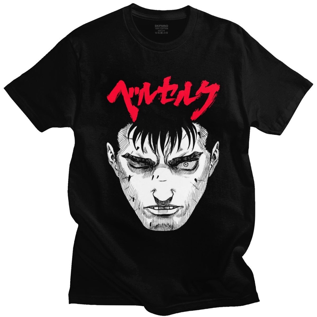 บุคลิกภาพ Berserk Guts T เสื ้ อแขนสั ้ นผ ้ าฝ ้ าย Streetwear เสื ้ ...