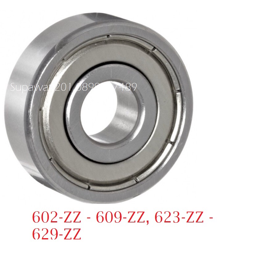 ตลับลูกปืนเหล็ก ลูกปืนรอก ตกปลา ลูกปืน hi speed ลื่นสมูทฝาเหล็ก ขนาดเล็ก ตามนี้ 602-ZZ - 609-ZZ ...