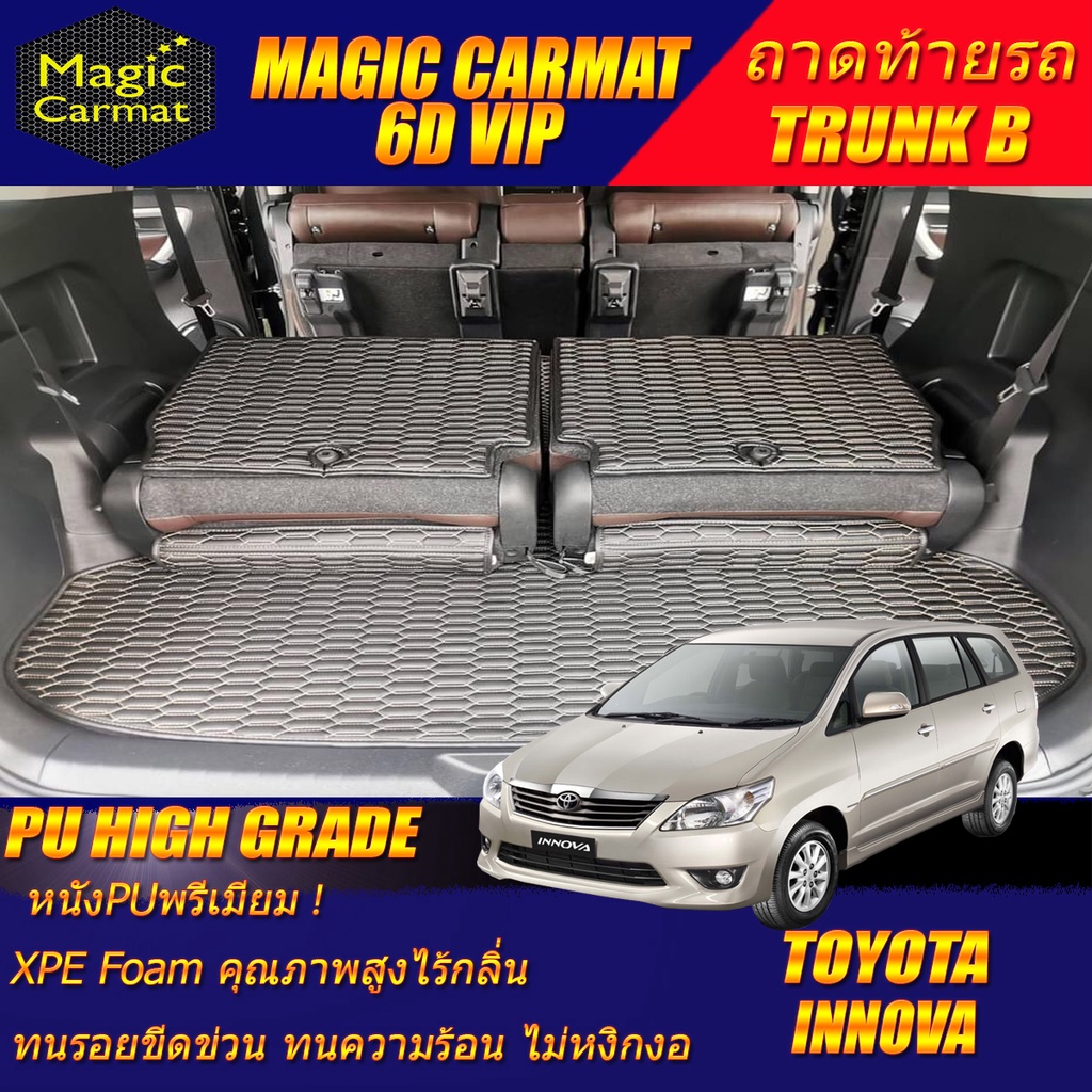 Toyota Innova 2011-2015 Trunk B (เฉพาะถาดท้ายรถแบบ B) ถาดท้ายรถ Toyota ...