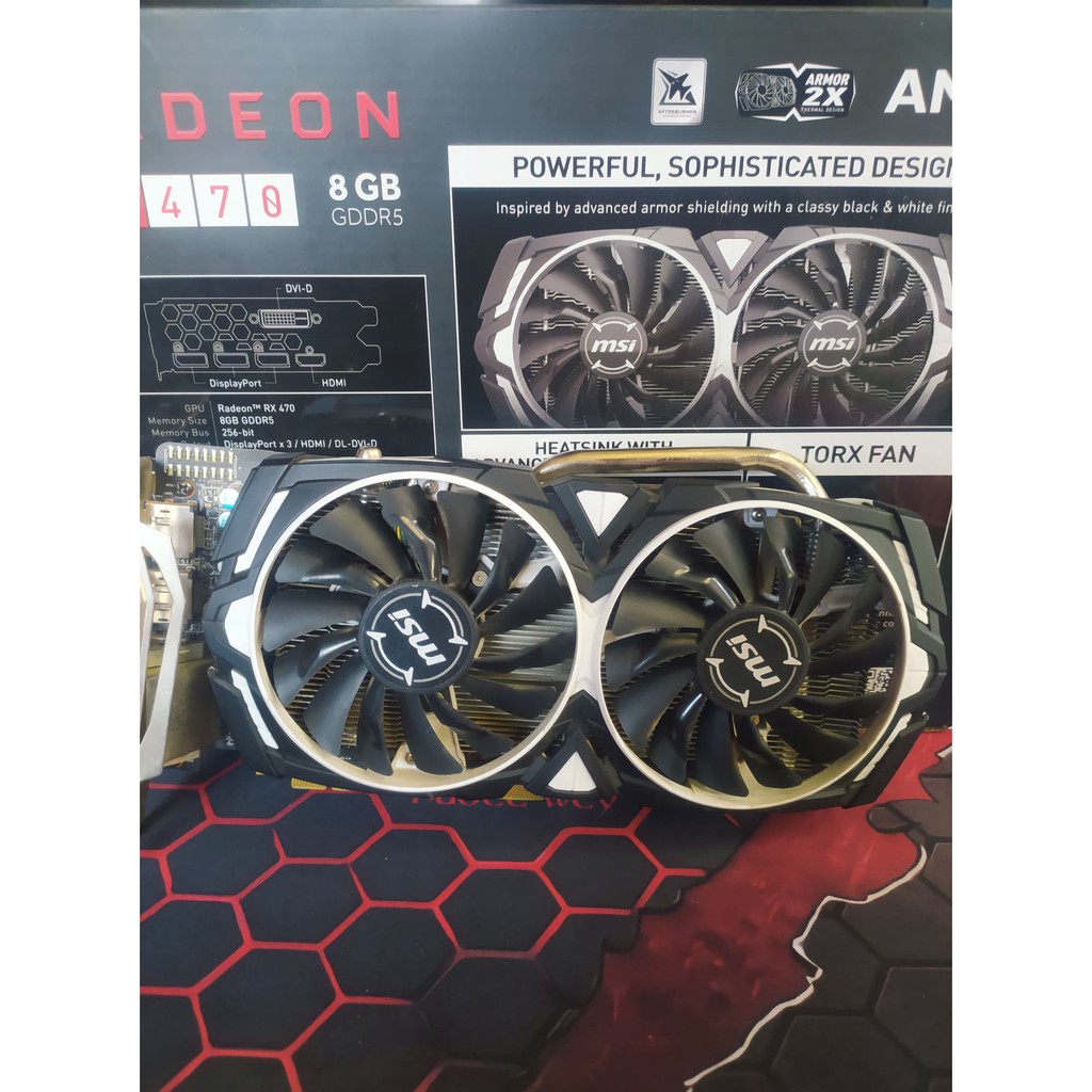AMD RX 470 8gb MSI Armor | Shopee Thailand