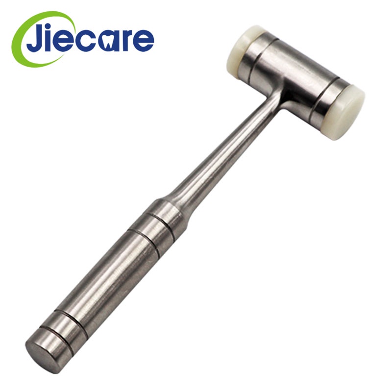 1 PC Double-headed Nylon Dental Bone Hammer Stainless Steel Handle ...