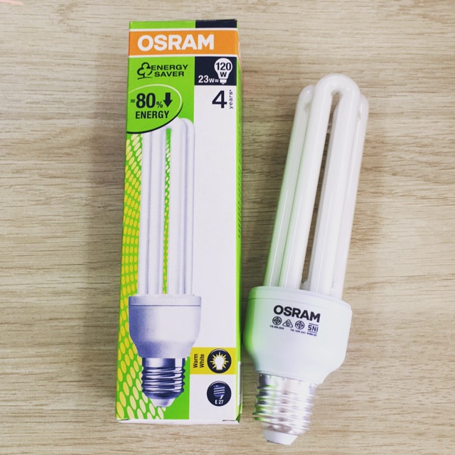 หลอดไฟ หลอดตะเกียบ OSRAM 23W แสงเหลือง warm white | Shopee Thailand