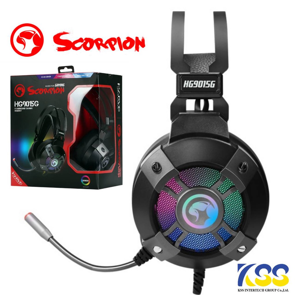 หูฟังเกมมิ่ง Marvo HG9015G 7.1 Surround Gaming Headset ของแท้ มีประกัน1 ...
