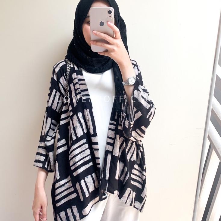 FLOWEAR Aora Kimono Outer Monochrome Series | เสื้อคาร์ดิแกนโอเวอร์ไซส์ ...