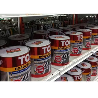 สีทาเส้นถนนTOA ROAD LINE PAINTมีให้เลือกหลายสีมีทั้งสีสะท้อนแสงและสีไม่ ...