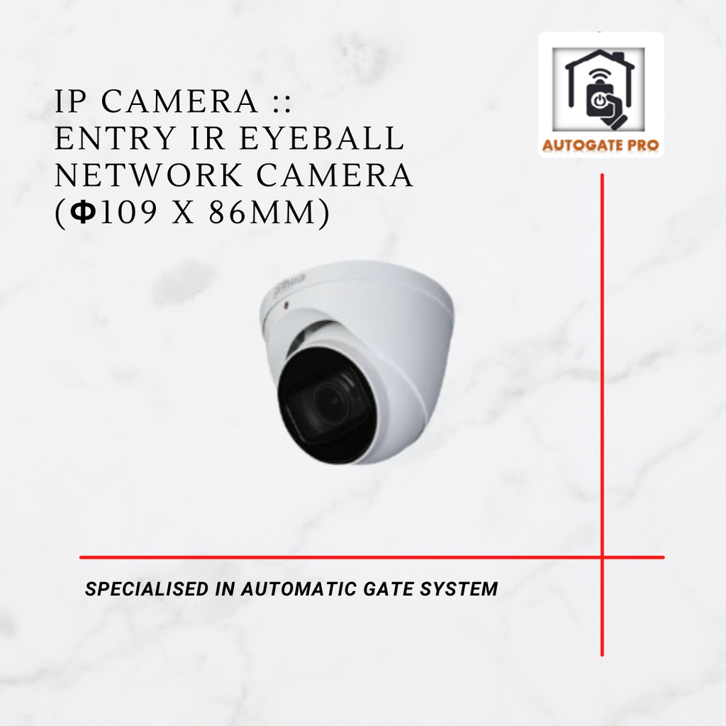 กล้องวงจรปิด IP :: 4MP Entry IR Eyeball Network Camera (Φ109X86 มม. ...