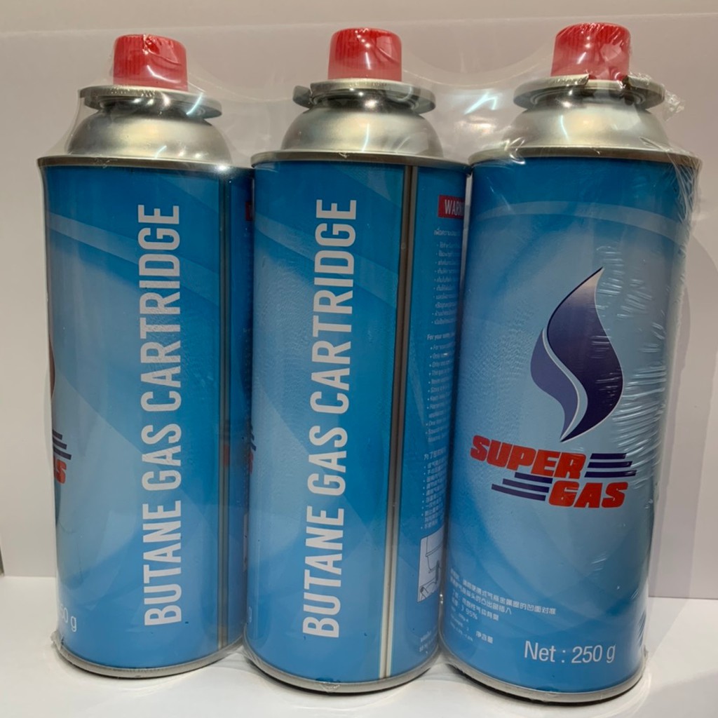 รุ่นใหม่super gas แก๊สกระป๋อง520มล. (3ป๋อง) | Shopee Thailand