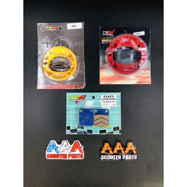 ผ้าเบรคยี่ห้อ TWH แท้ 💯ใส่ HONDA DIO ZX , YAMAHA JOG | Shopee Thailand