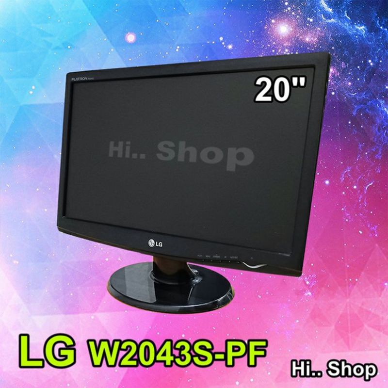 Monitor(จอมอนิเตอร์ )LG LCD ขนาด 20 นิ้ว รุ่น W2043S-PFมือสอง ใช้งาน ...