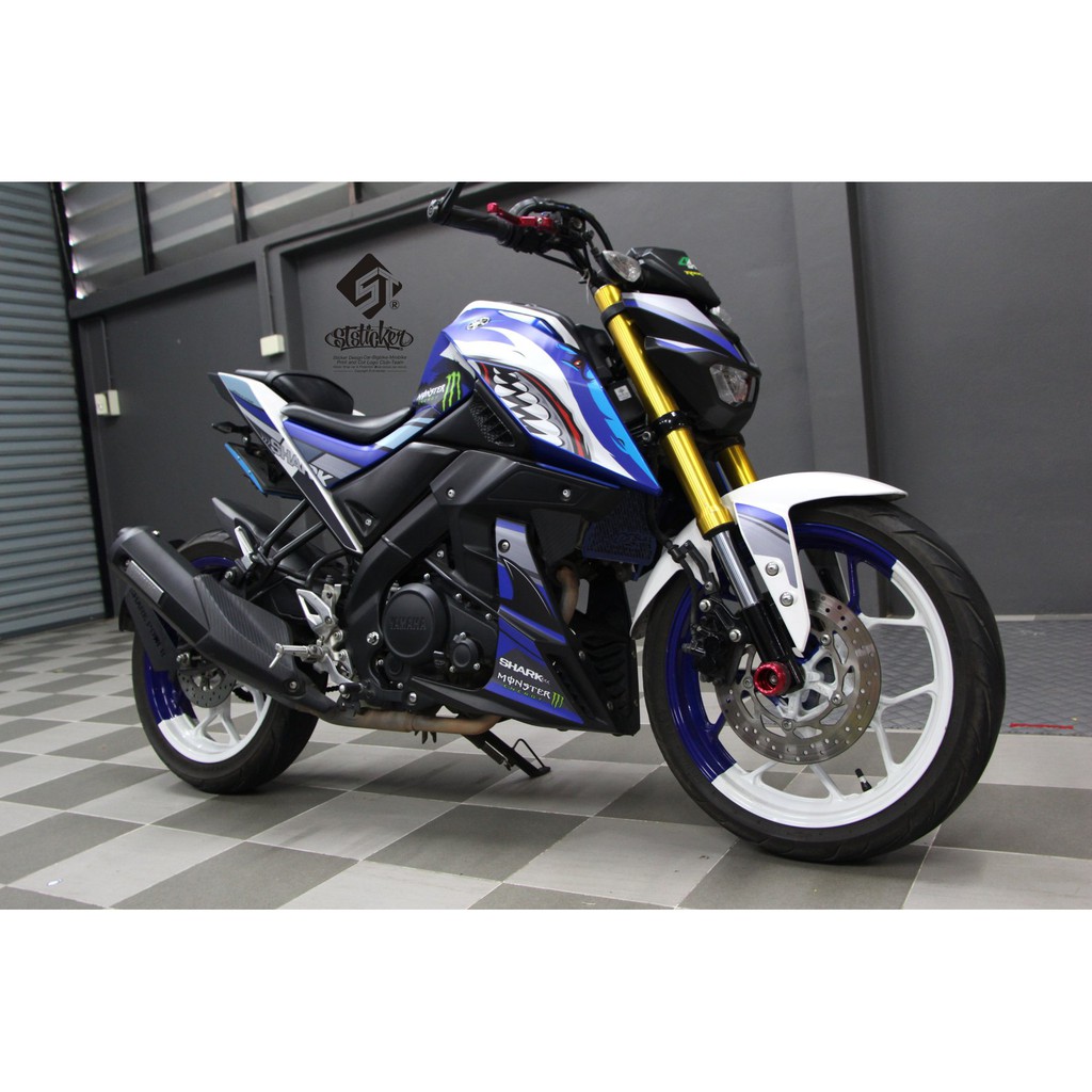 สติ๊กเกอร์แต่งรถ Mslaz ลายฉลาม ลิขสิทธิแท้ By st.sticker | Shopee Thailand