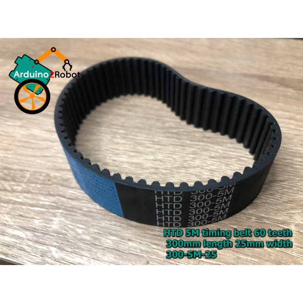 สายพาน HTD 5M timing belt 60 teeth 300mm length 25mm width 300-5M-25 | Shopee Thailand