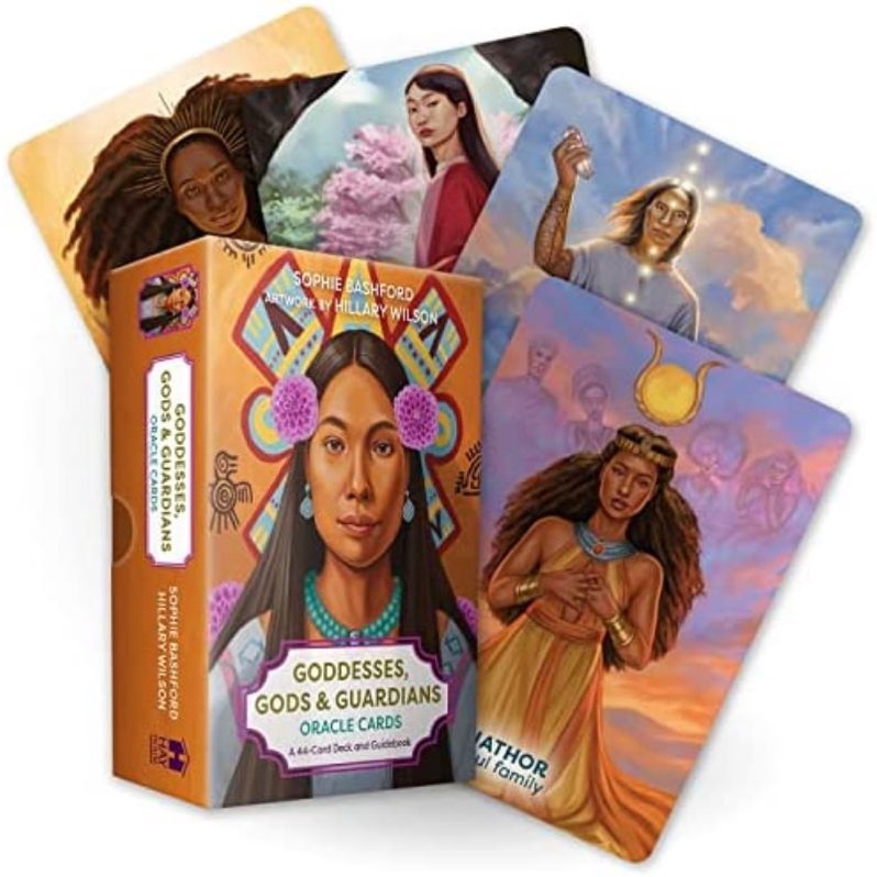 การ์ด Goddesses, Gods and Guardians Oracle : หนังสือคู่มือ และดาดฟ้า ...