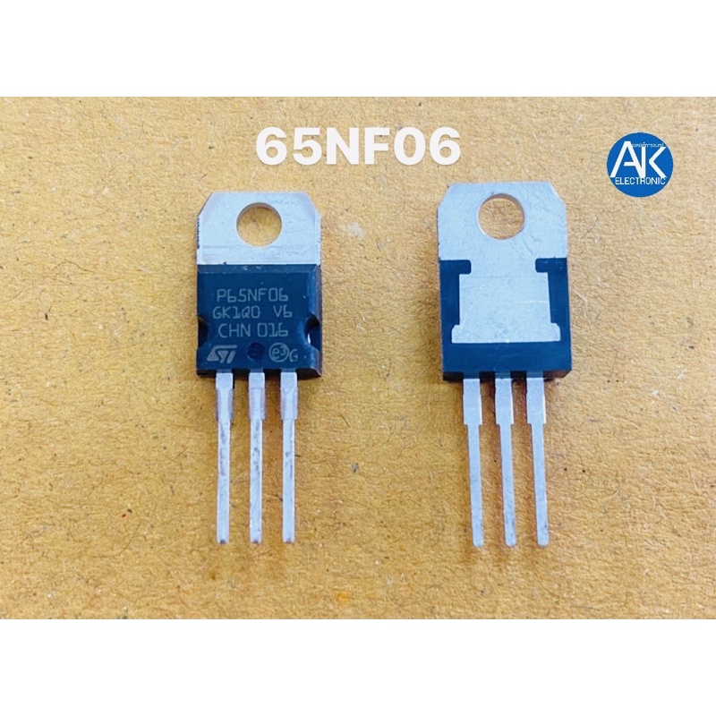 (1ตัว) P65N06 65N06 P65NF06 MOSFET N-CH 60V 65A TO-220 | Shopee Thailand