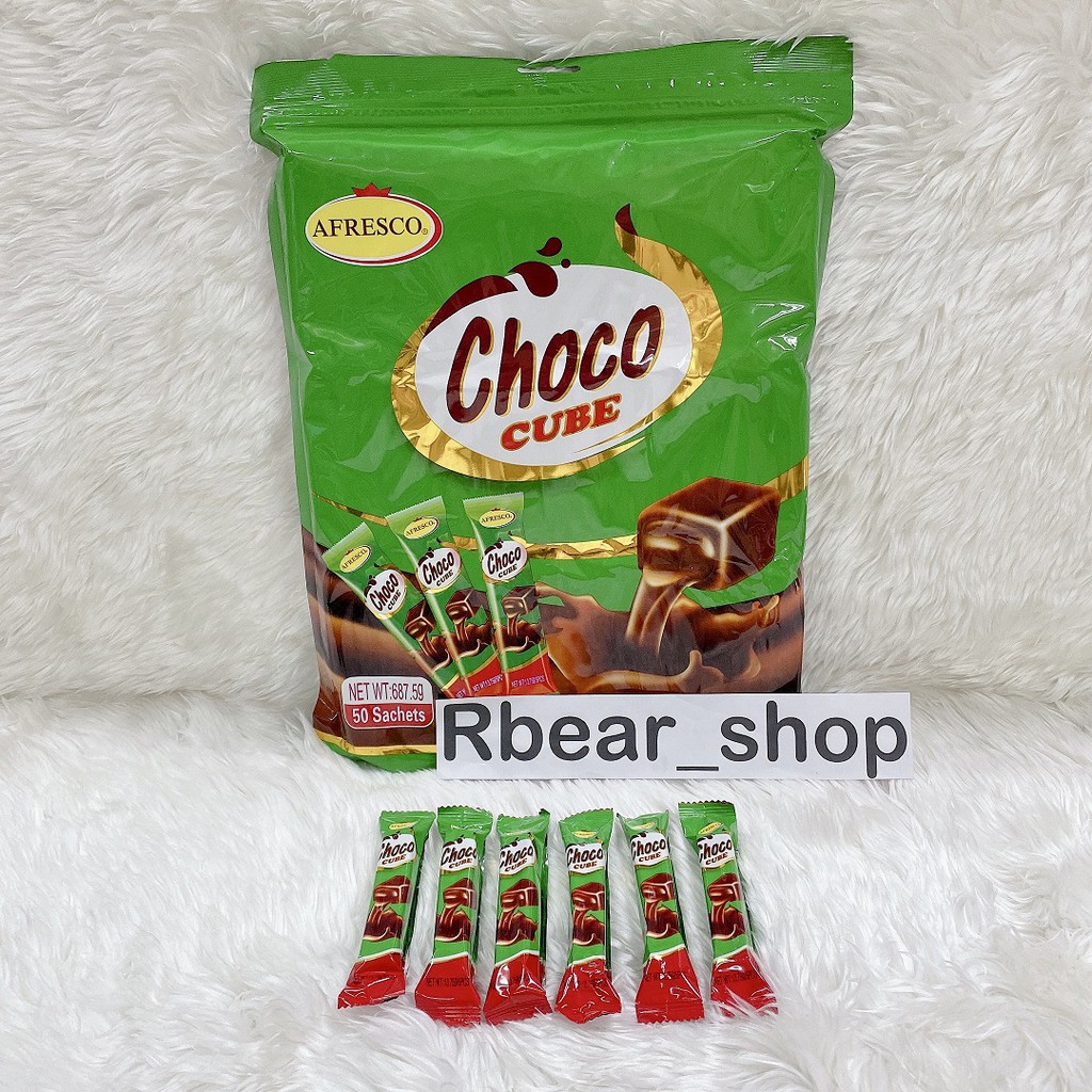 Choco cube โกโก้อัดเม็ด 1 ซอง บรรจุ 50 ห่อ | Shopee Thailand