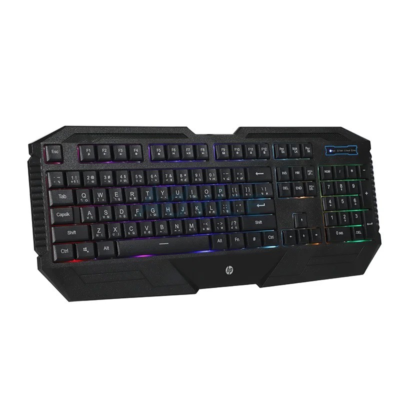 Keyboard Gaming HP K110 Membrane Gaming keyboard 104 keys. | Shopee ...