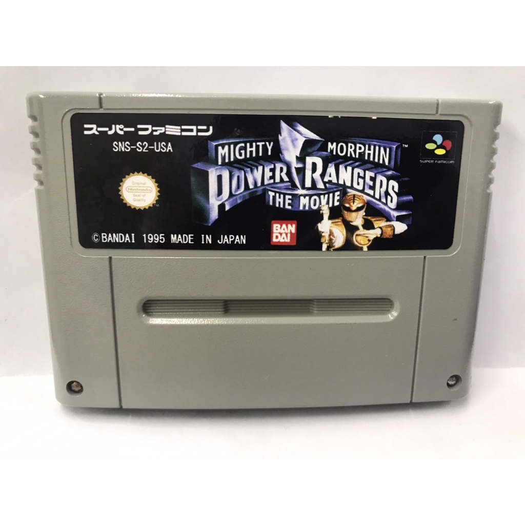 ตลับ SFC Mighty Morphin Power Rangers - The Movie ( ตลับ Repro) Super ...
