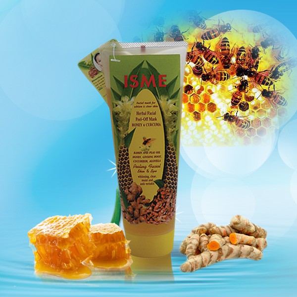 ISME อิสมี เจลลอกหน้า สูตรน้ำผึ้งขมิ้นไพล 100กรัม | Shopee Thailand