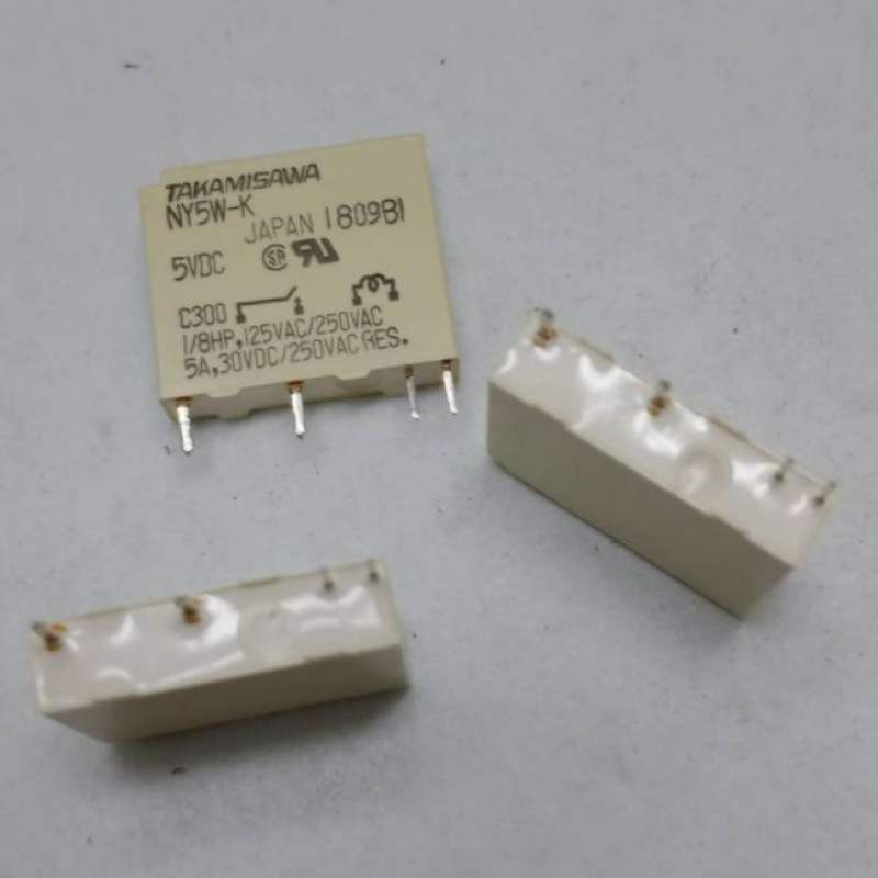 (แพ็ค1ตัว) NY5W-K โซลิด สเตท รีเลย์ TAKAMISAWAแท้-ใหม่ 5VDC 5A 250VAC ...