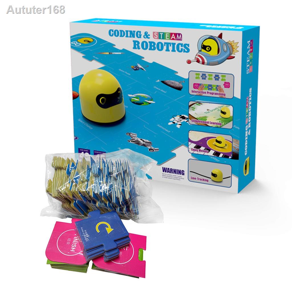 อุปกรณ♣ หุ่นยนต์ ของเล่นเสริมพัฒนาการ Coding Unplugged Robot เขียนโปรแกรม Genius Innovative Toy ...