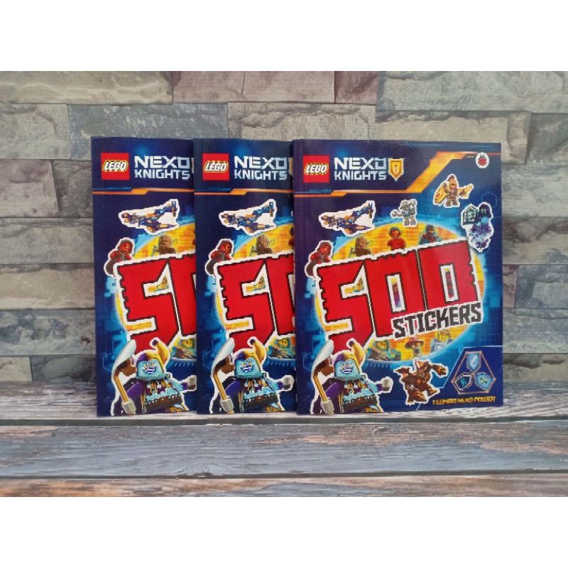 LEGO Nexo Knights 500 Stickers. ปกอ่อน | Shopee Thailand