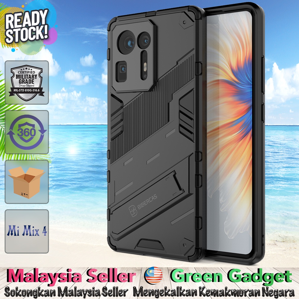 Xiaomi Mi Mix 4 5G เคสเกราะ 360 ป้องกันเต็มรูปแบบ เคส Kes Hard Keras | Shopee Thailand