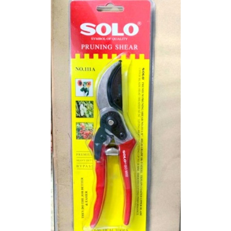 กรรไกรตัดกิ่งไม้ SOLO รุ่น111A ขนาด 8นิ้ว(ใบมีดSK5) ของแท้ 100% | Shopee Thailand
