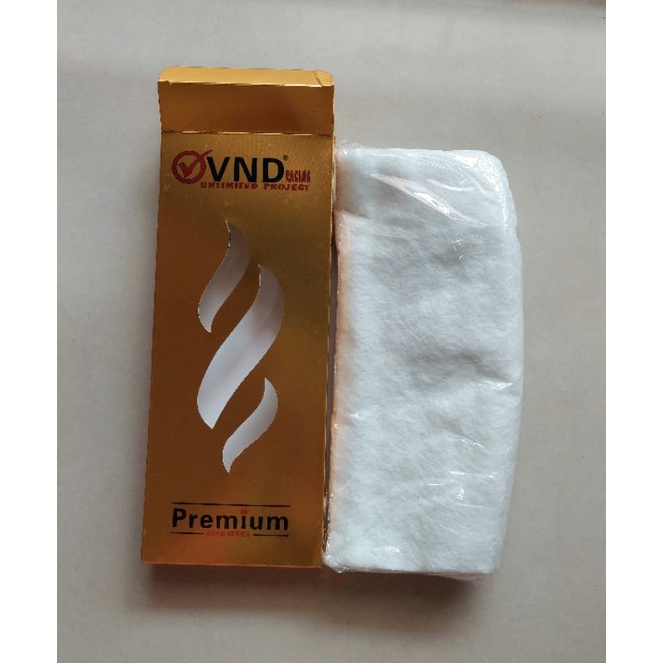 ตัวลดเสียงท่อไอเสีย ขนสัตว์แก้ว สีขาว VND RACING Brand | Shopee Thailand