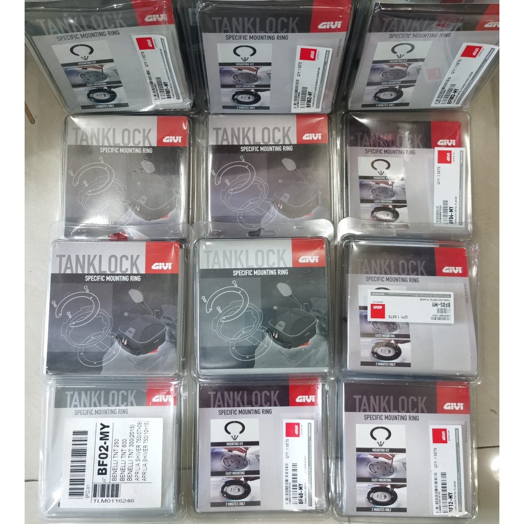 Givi TANK BAG LOCK TANKLOCK SPECIFIC MOUNTING แหวน BF-001 002 003 02 04 ...