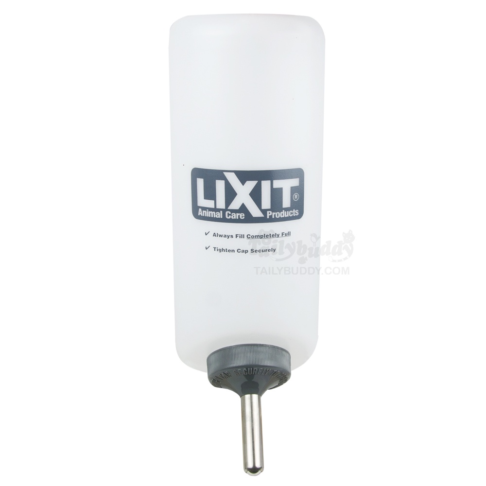 LIXIT ขวดน้ำสำหรับสัตว์เลี้ยง (16oz) ทำงานด้วยระบบสูญญากาศ ไม่รั่ว ไม่ซึม มีประกันจากผู้ผลิต 5 ...