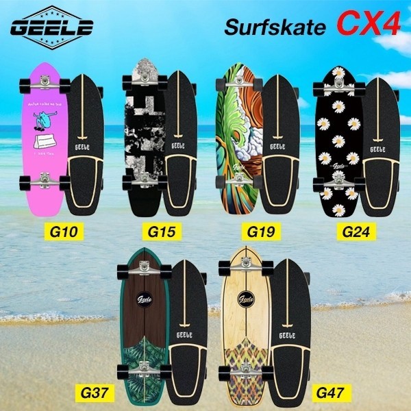 พร้อมส่ง!! SurfSkate เซิร์ฟเสก็ต GEELE CX4 สเก็ตบอร์ด Surf skateboard พร้อมส่งในไทย , ของแท้มี ...