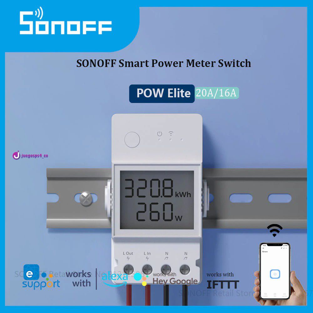 Sonoff Pow R3 16A /20A Wifi สวิตช์อัจฉริยะ ความแม่นยําสูง ใช้พลังงาน ...