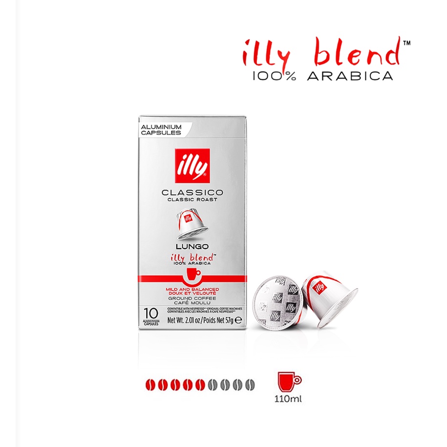 illy coffee แคปซูลกาแฟ ตรา illy brand (อิลลี่) มี 5 รสชาติ ขนาด 75 กรัม ...