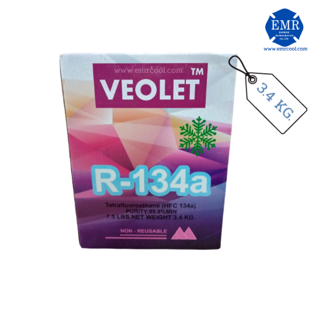 VEOLET น้ำยาแอร์พร้อมถัง ขนาดบรรจุ(3.4 KG/ถัง) R-134A | Shopee Thailand