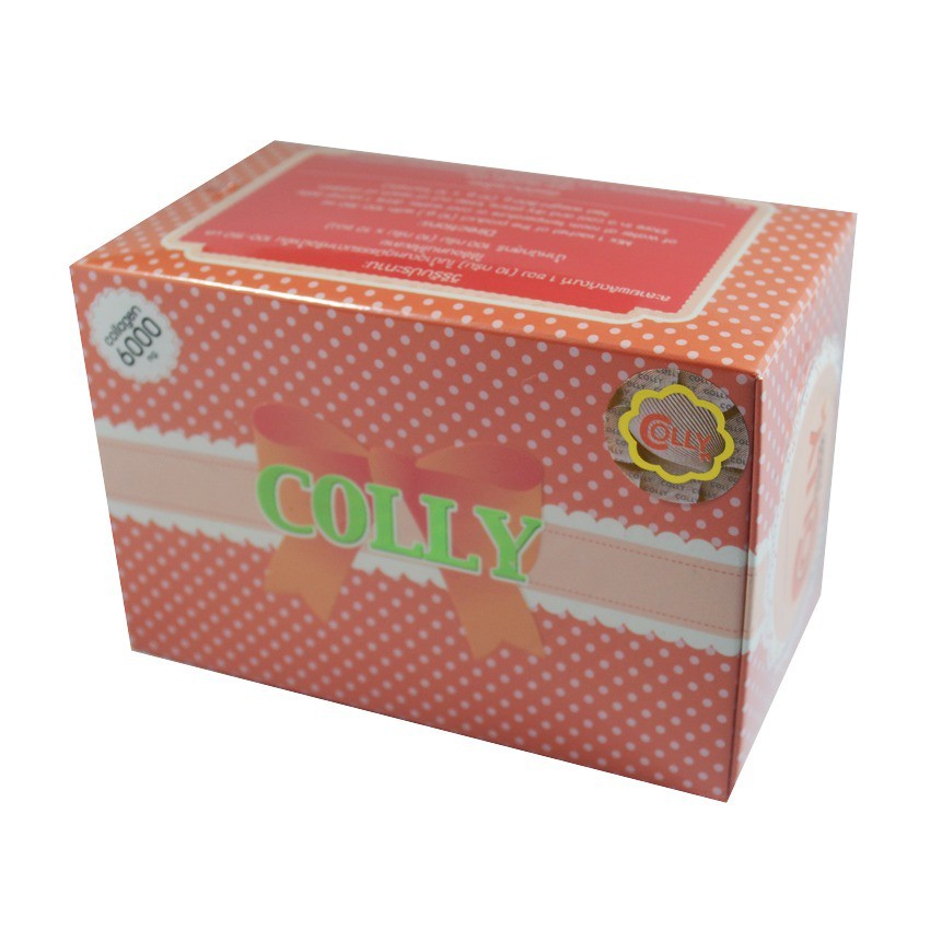 Colly Collagen คอลลาเจนแท้ COLLY PINK 6000 mg. (10 ซอง/กล่อง) | Shopee ...