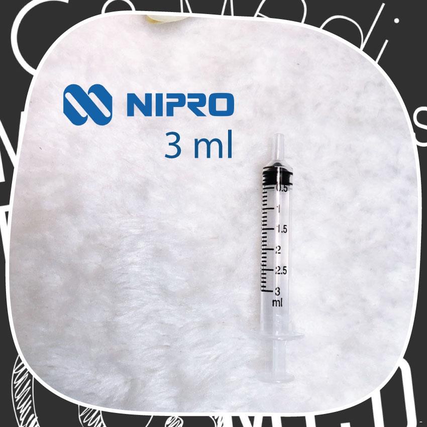 ∋Syringe Nipro ไซริงค์นิโปร กระบอกฉีดยา 1 , 3, 5, 10, 20 ml ไม่ติดเข็ม | Shopee Thailand