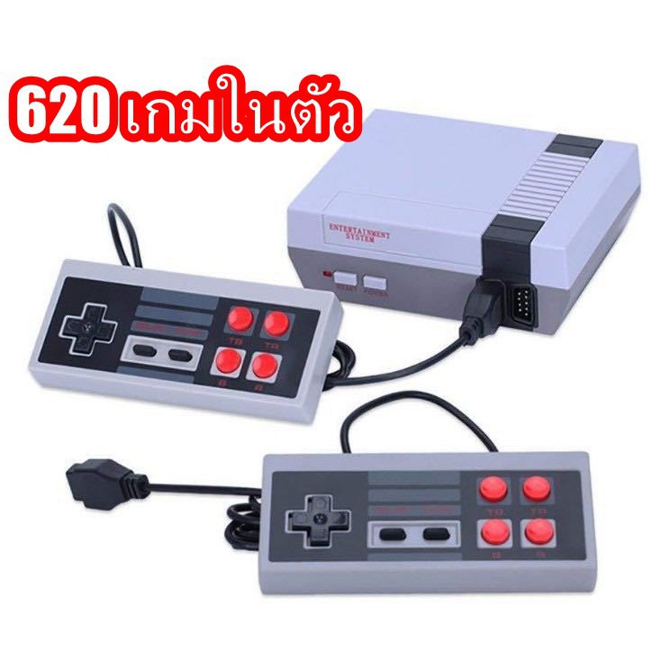 เครื่องเกมส์ MINI NES เกมส์ในตัว620เกมส์ Famicom MINI NES Family FC ...