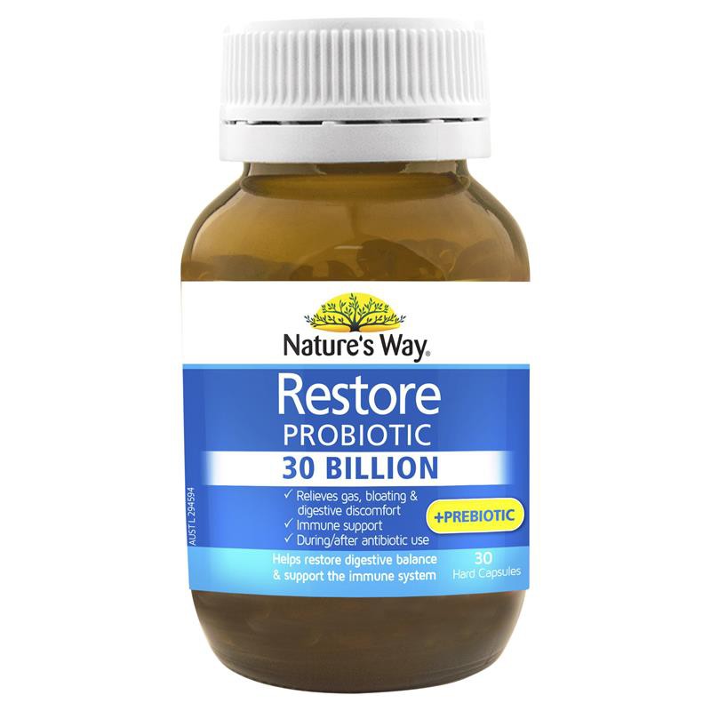 Nature's Way Restore Probiotic 30 Billion 30 Capsules | Shopee Thailand