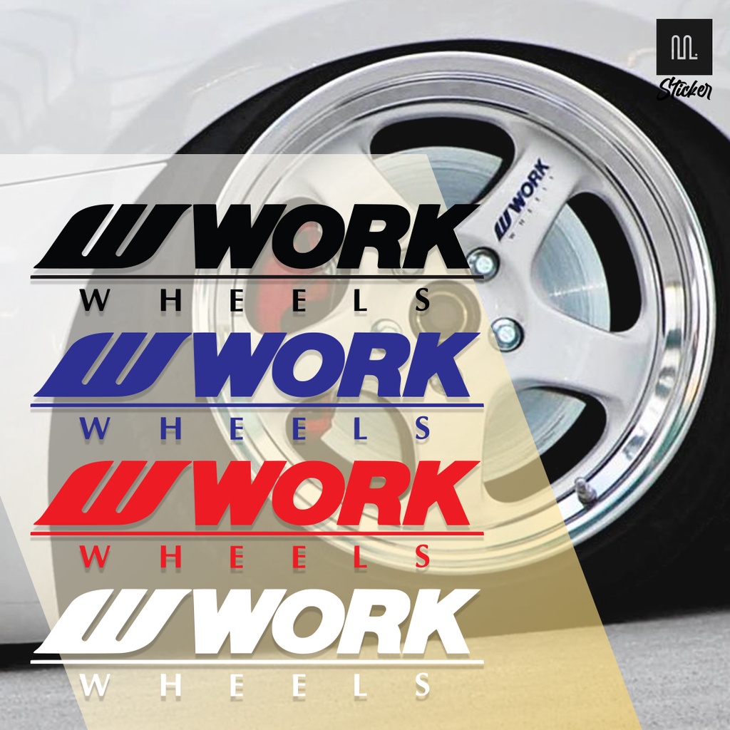 สติ๊กเกอร์ ตกแต่งล้อ W Wheel S1 | 4ชิ้น และ Sticker Wheel S1 สติ๊กเกอร์ ...