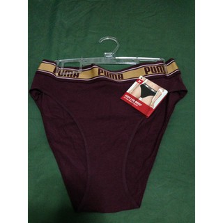 แท้ กางเกงชั้นในผู้หญิง รุ่น PUMA HIGH LEG BRIEF 1P HANG sizeM มือ1 ...